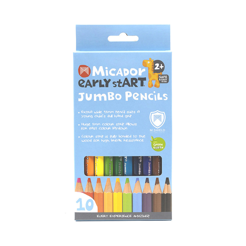 Jumbo Pencils FSC 100% Pack 10 early stART | Micador